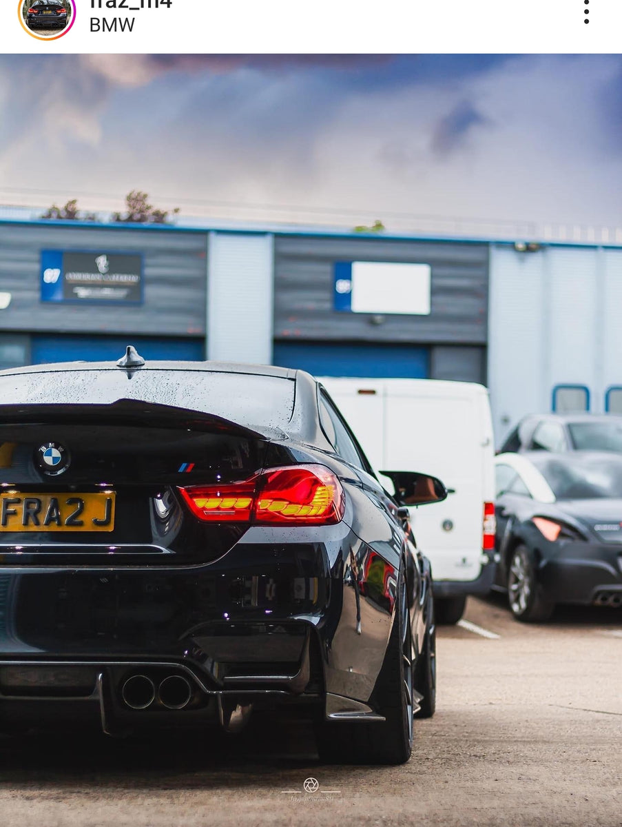 BMW M4 with some short 4D gel plates – Delta Plates