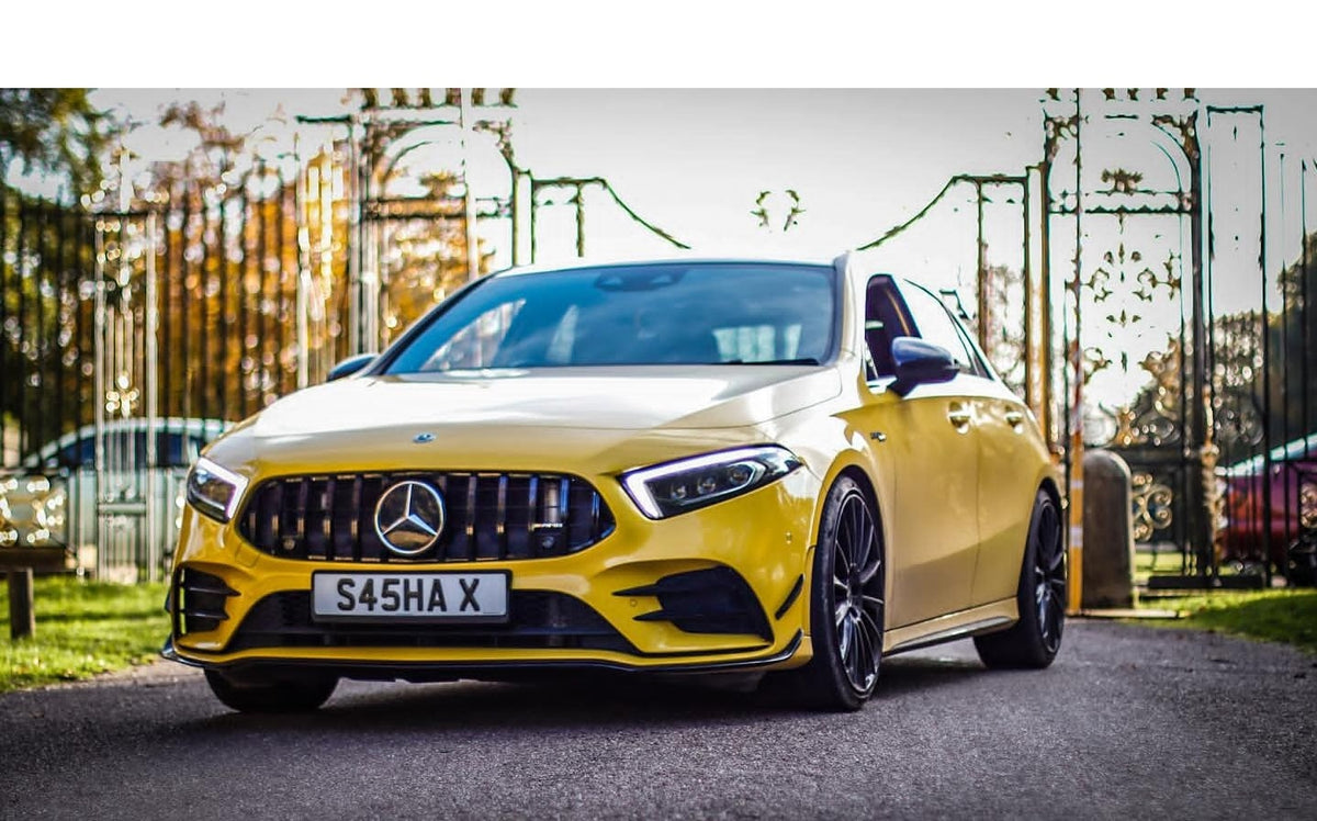 Mercedes AMG A35 with some 4D gel plates – Delta Plates