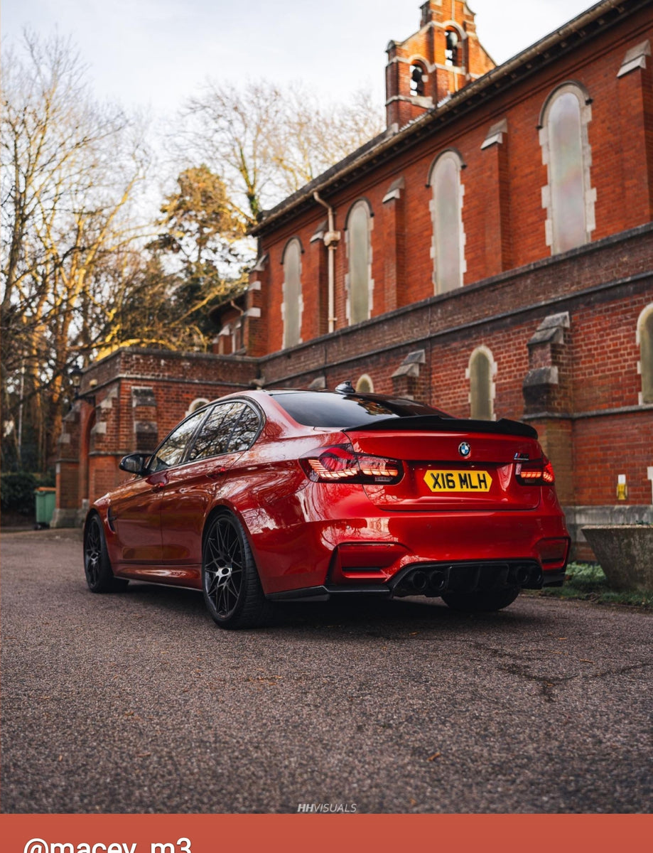 F80 BMW M3 with some hex shaped 3D gel plates – Delta Plates