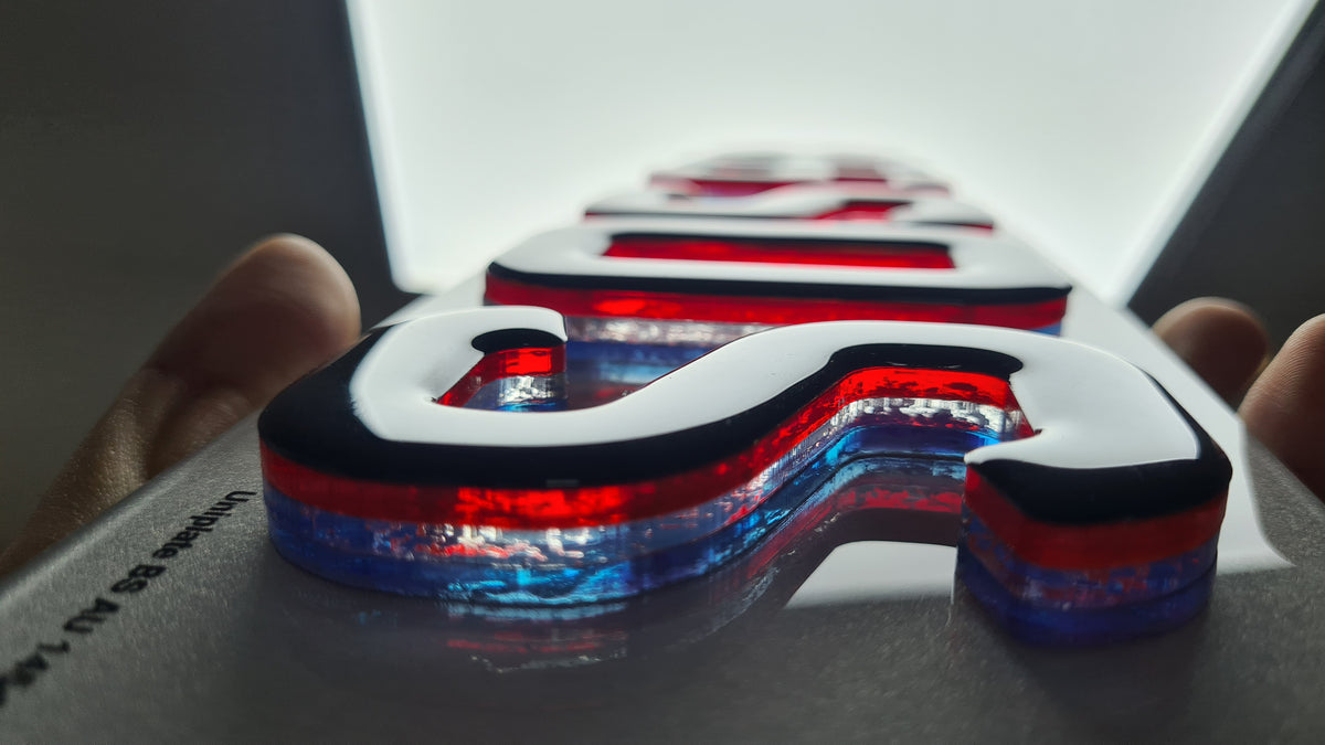 Special Edition - Union Jack themed 4D Neon plates – Delta Plates
