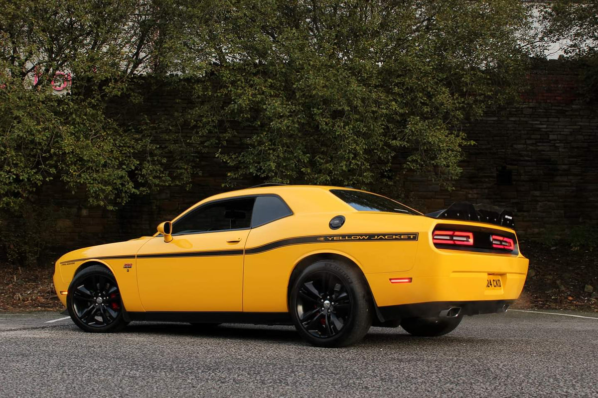 Dodge Challenger Yellow Jacket with some Import 3D gel plates – Delta ...