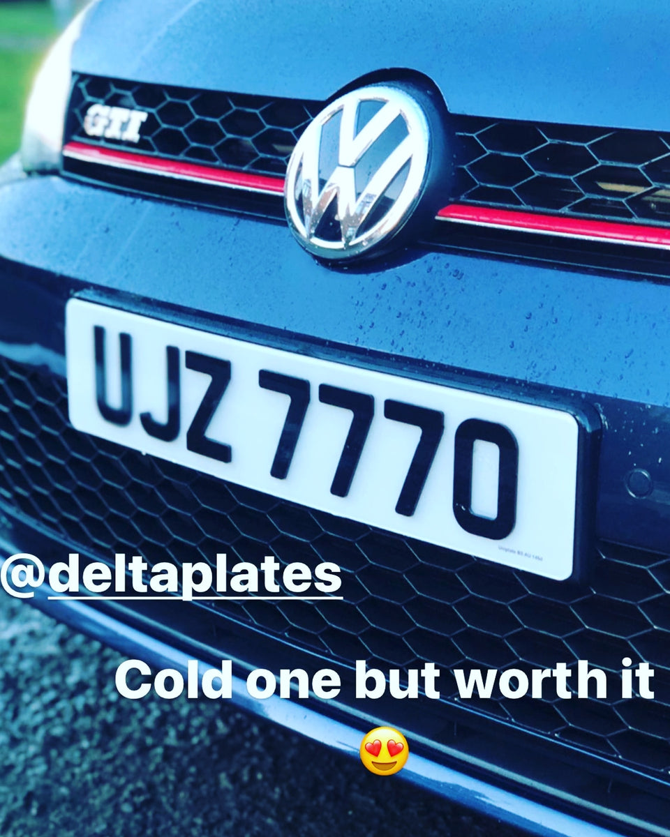 MK7 Golf GTI with some 4D plates 👌 – Delta Plates
