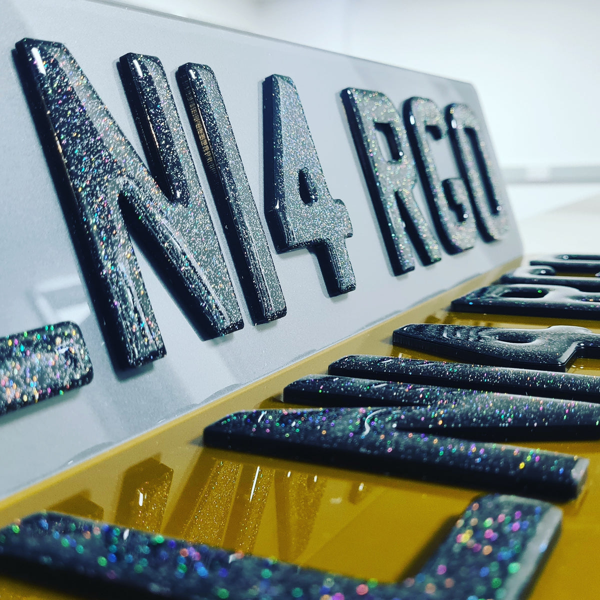 Tinted and Glitter 4D plates – Delta Plates