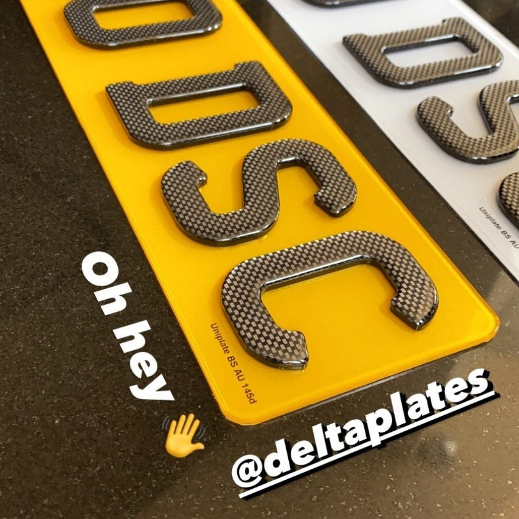 Carbon gel on 4D plates look amazing – Delta Plates