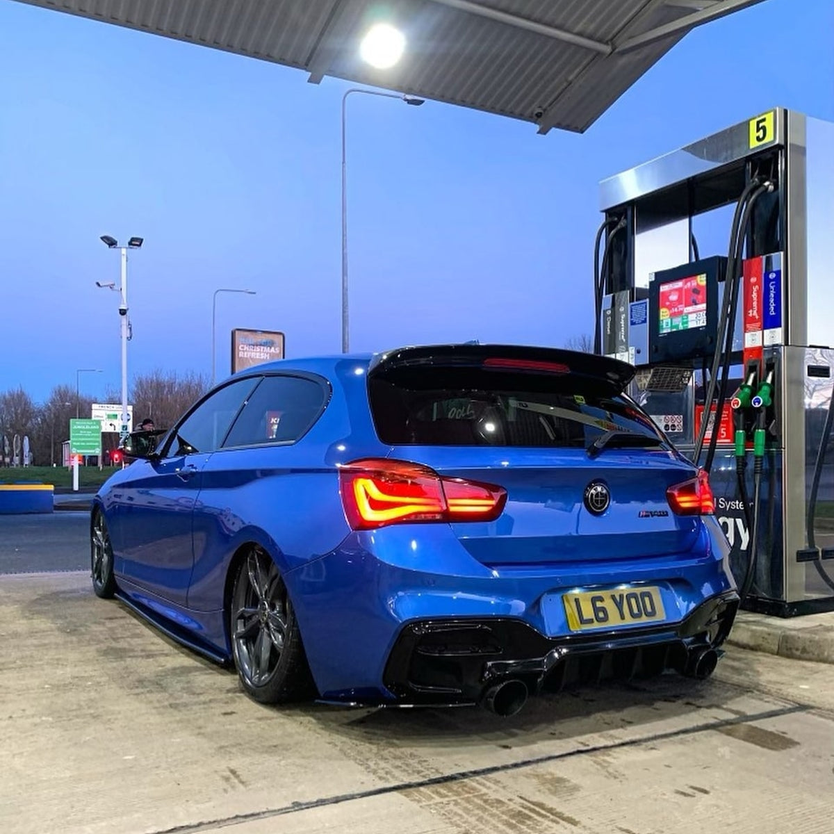 BMW M140i with tinted 3D gel plates – Delta Plates