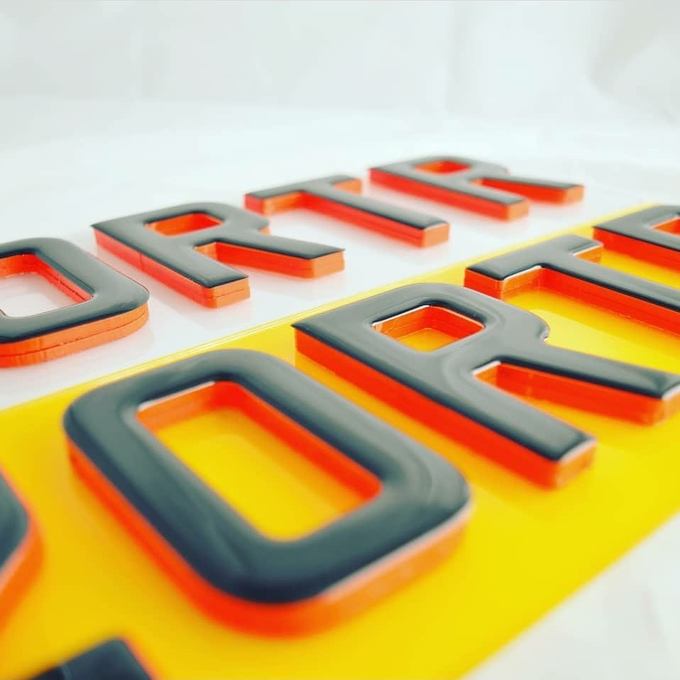 Double stacked 4D plates in red - available on our website – Delta Plates