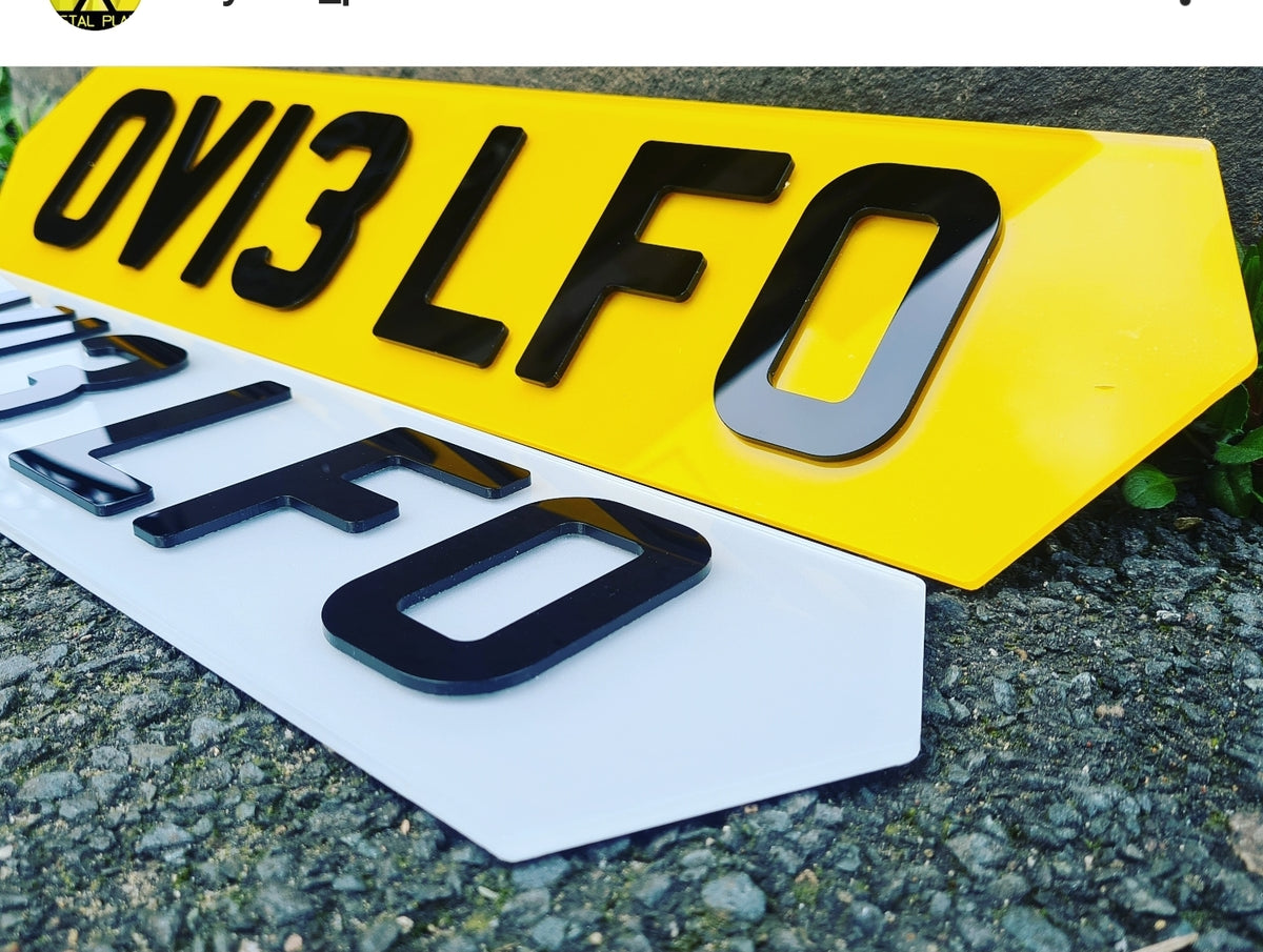 Lambo style 4D plates - available on our website – Delta Plates