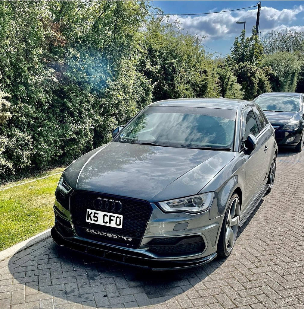 Audi A3 with some short 4D plates – Delta Plates