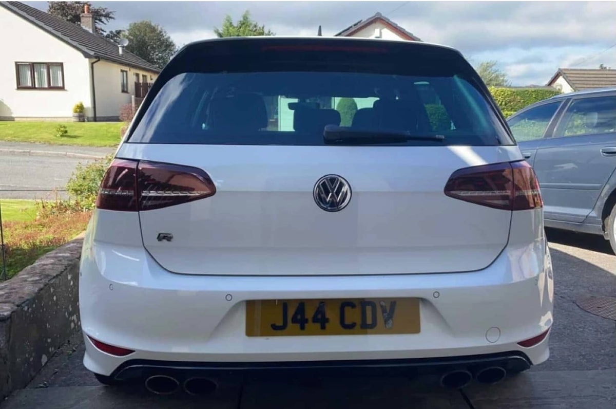 VW Golf R MK7 with some tinted 4D plates – Delta Plates