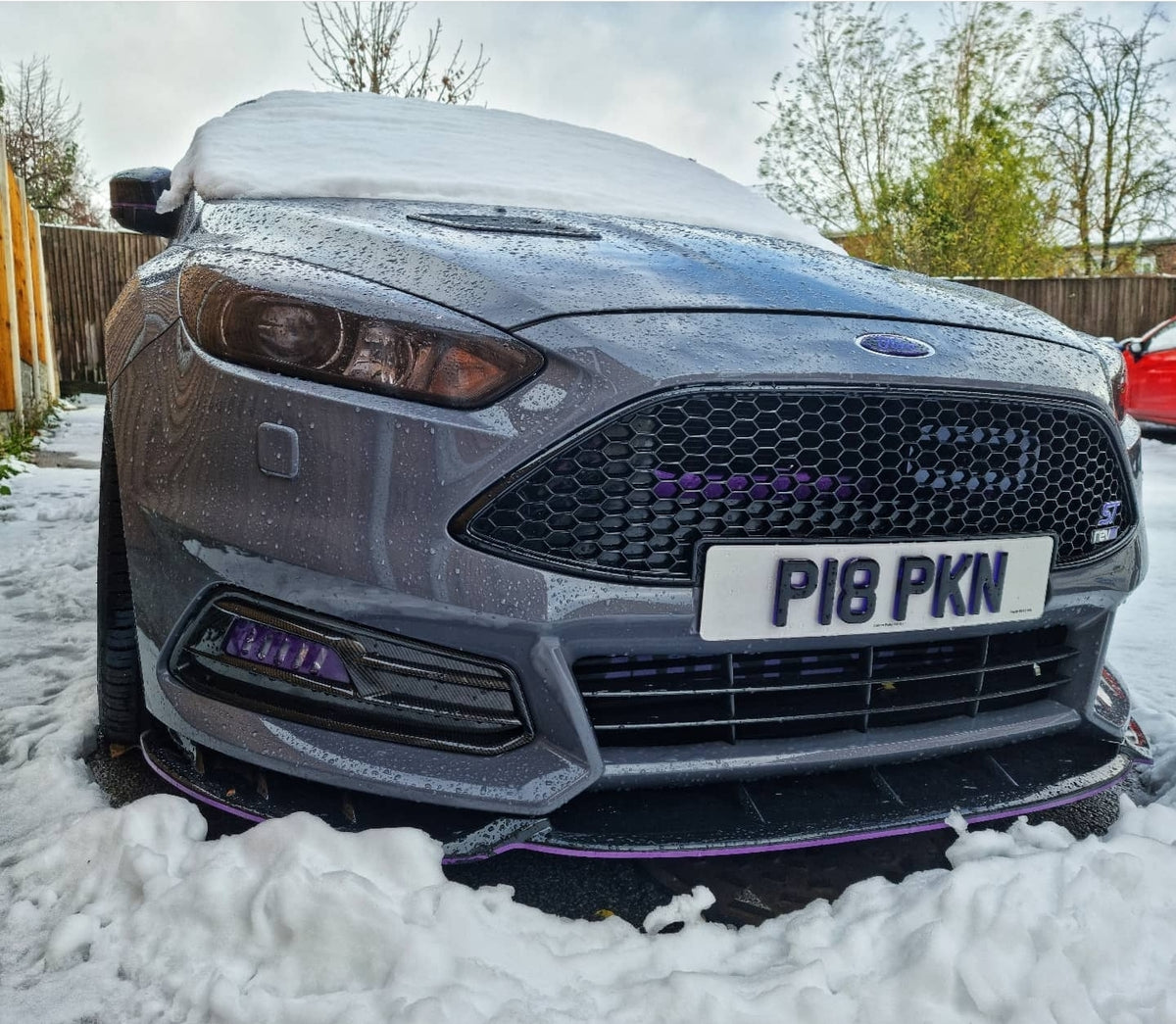 Ford Focus ST with some 4D gel plates – Delta Plates