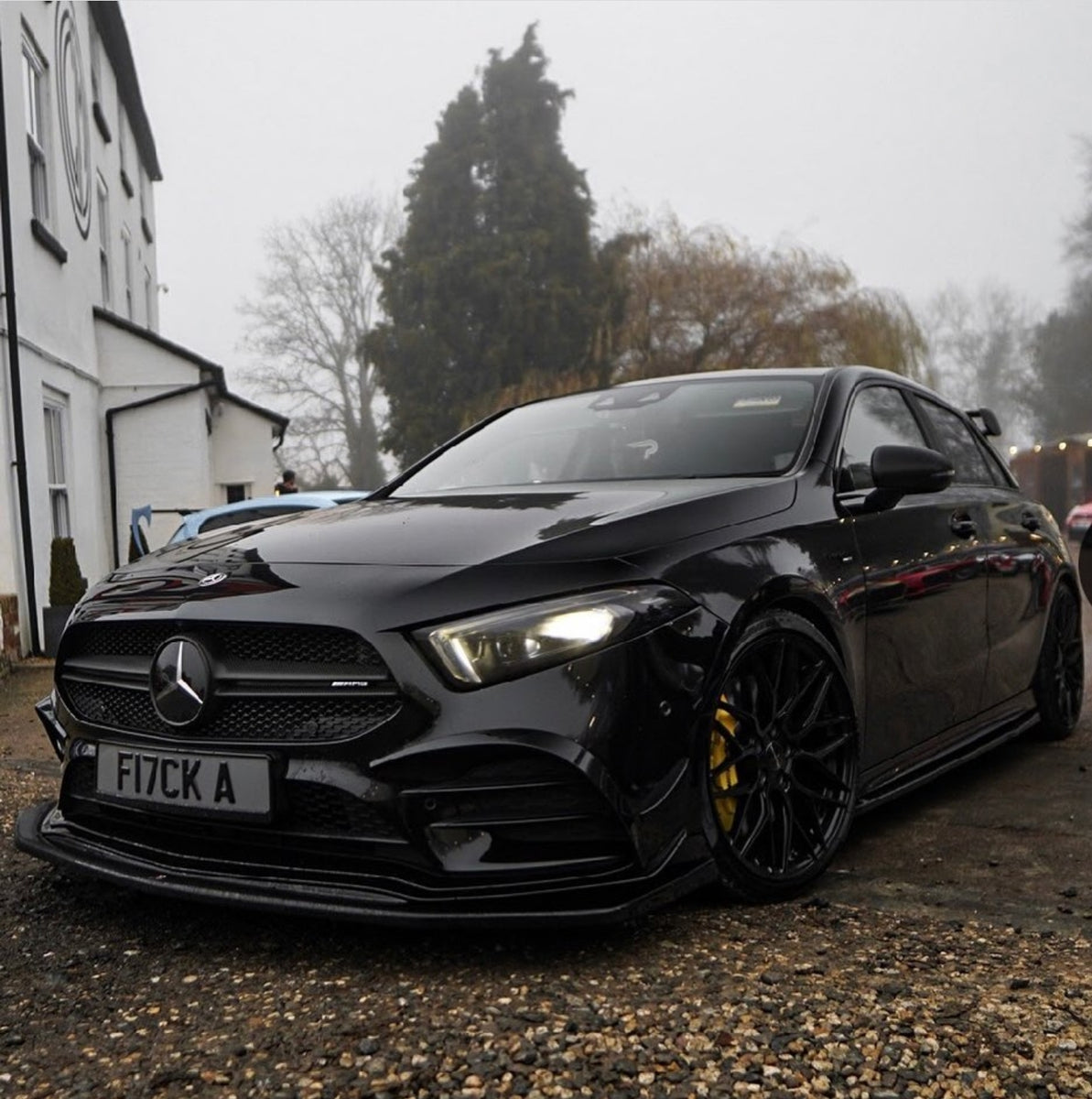 Mercedes AMG A35 with tinted 3D gel plates – Delta Plates