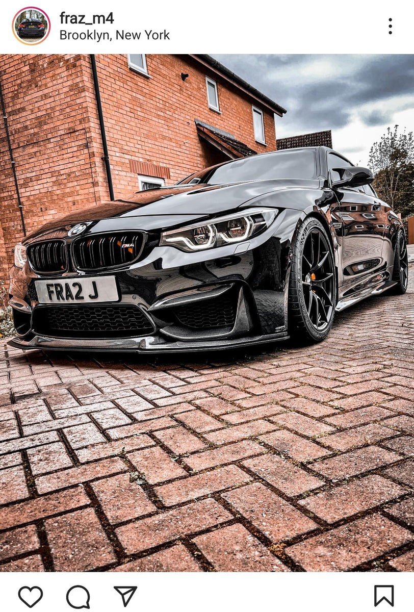 BMW M4 with some short 3D gel plates – Delta Plates