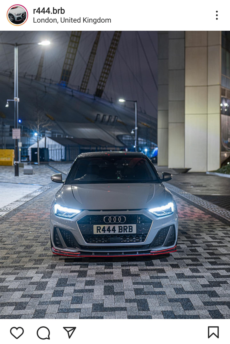 Audi A1 with some 4D gel plates – Delta Plates