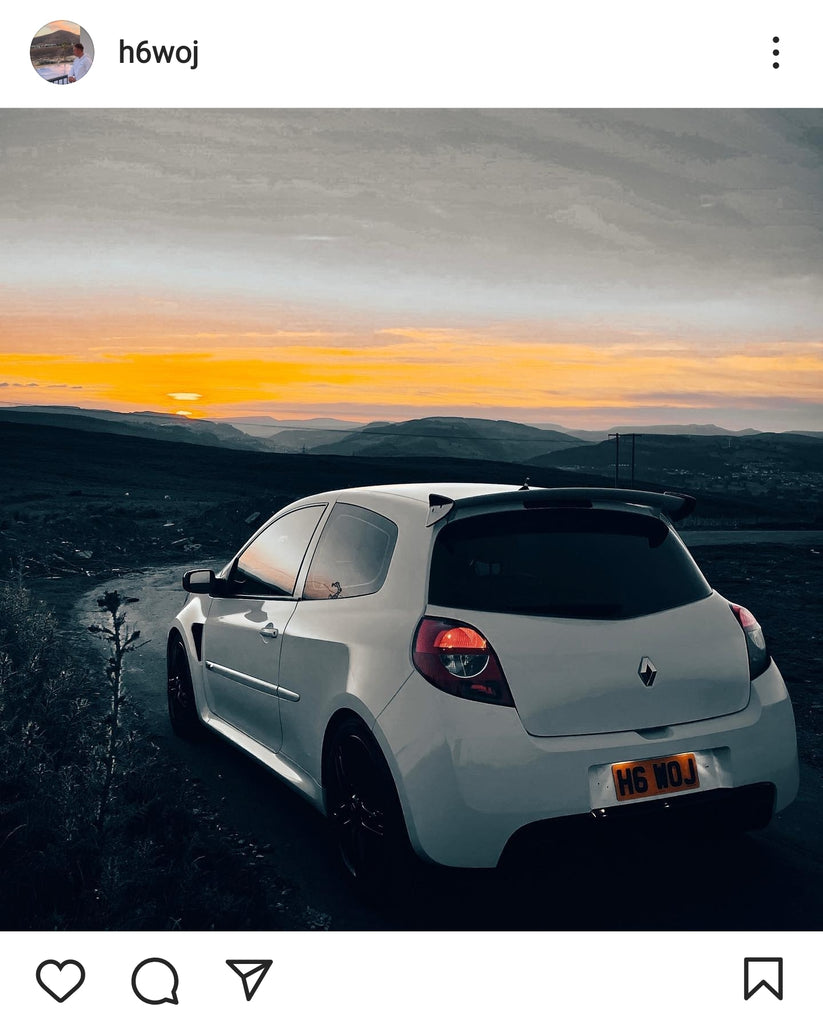 Renault Clio Sport with some 4D plates – Delta Plates