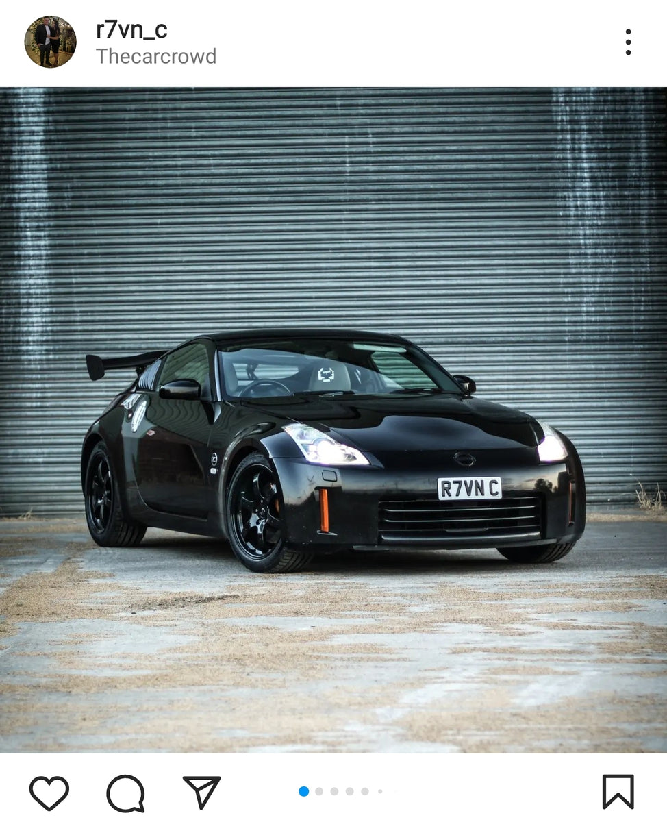 Nissan 350z with some 3D gel plates – Delta Plates