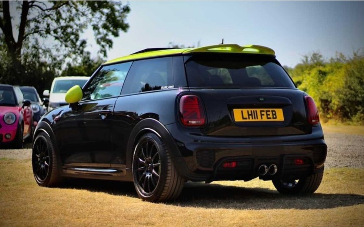 Mini Cooper JCW with some 3D gel plates – Delta Plates