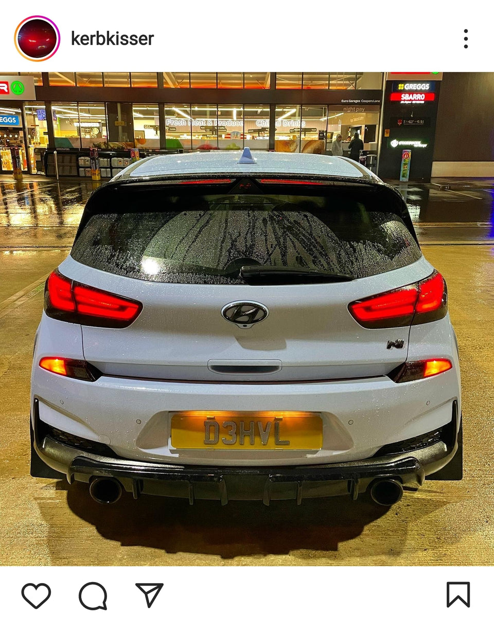 Hyundai i30N with some 3D gel plates – Delta Plates