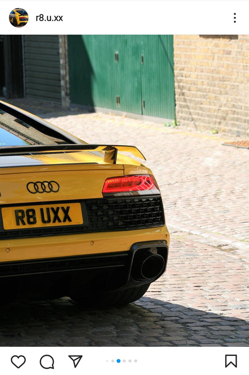 Audi R8 V10 Performance with some 4D plates – Delta Plates