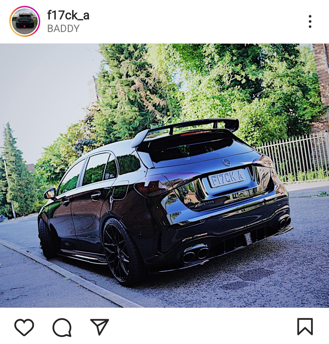 Mercedes AMG A35 with some tinted 3D gel plates – Delta Plates