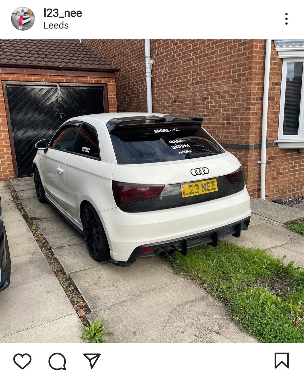 Audi A1 with some 3D gel plates – Delta Plates