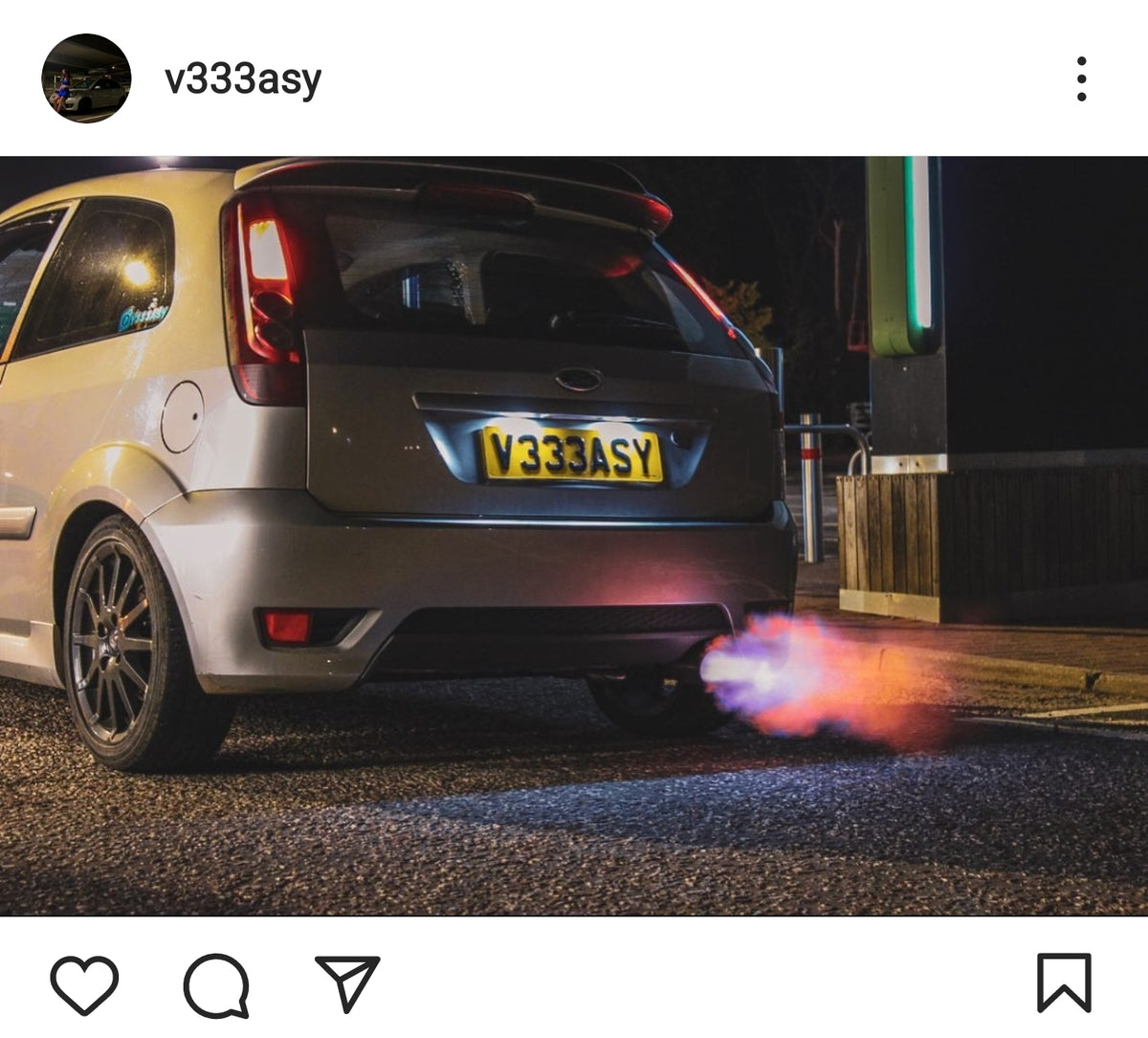 Ford Fiesta ST with some 4D gel plates – Delta Plates