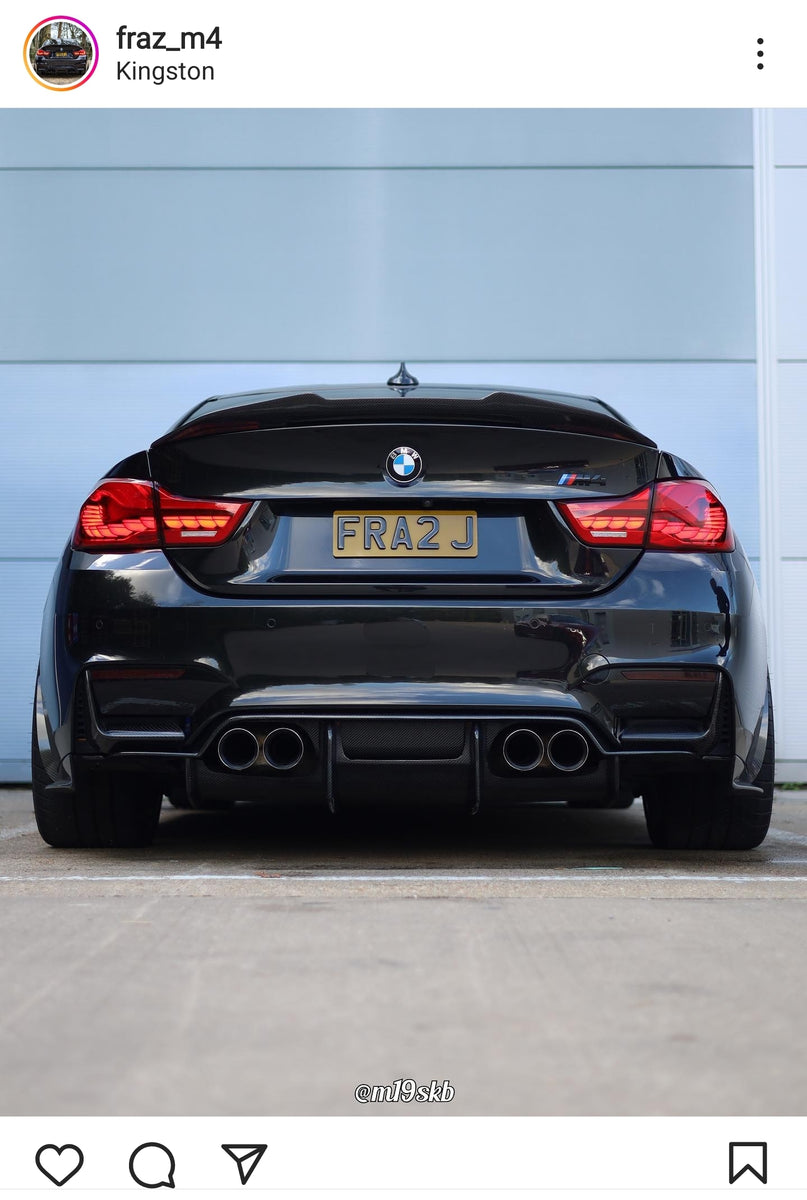 BMW M4 with some short 4D gel plates – Delta Plates