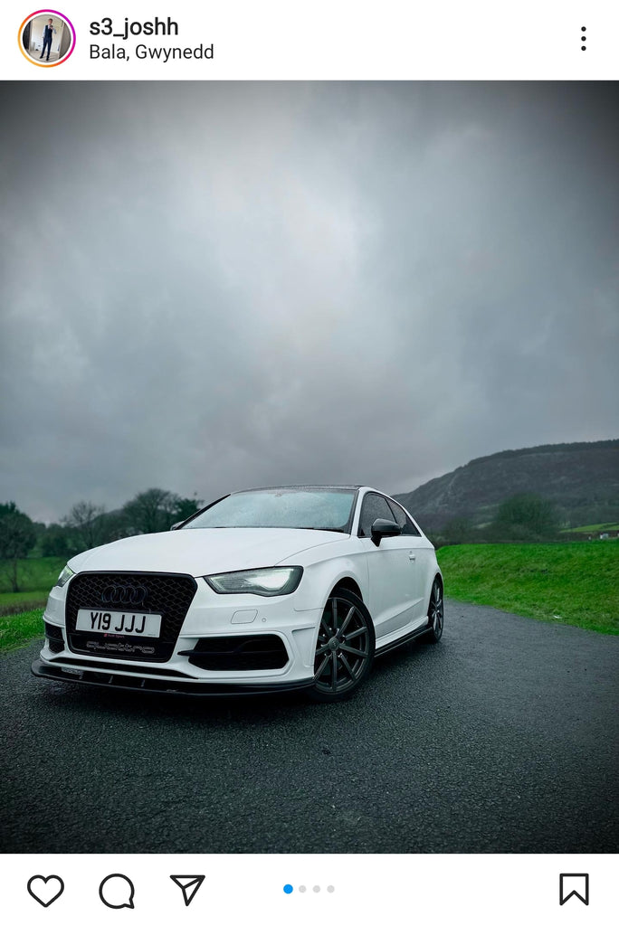 Audi S3 with some 3D gel plates – Delta Plates