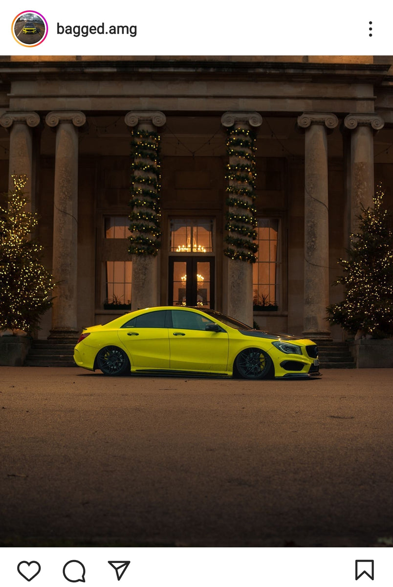 Mercedes AMG CLA45 with some short 3D gel plates – Delta Plates