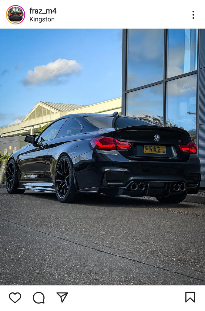 BMW M4 with some 4D gel plates – Delta Plates