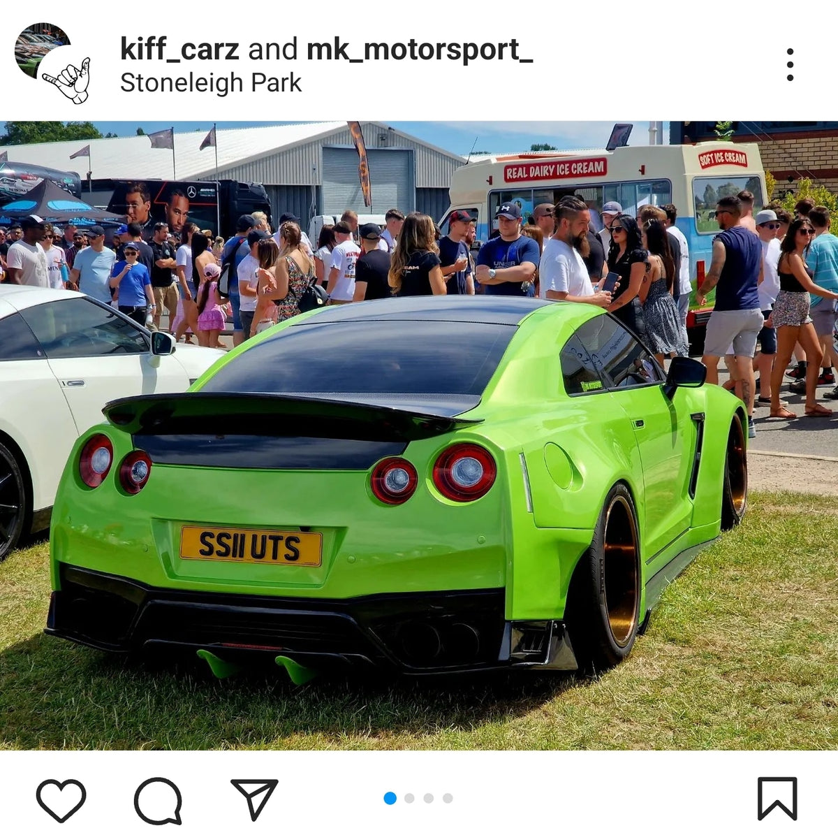 Nissan GTR with some 4D gel plates – Delta Plates