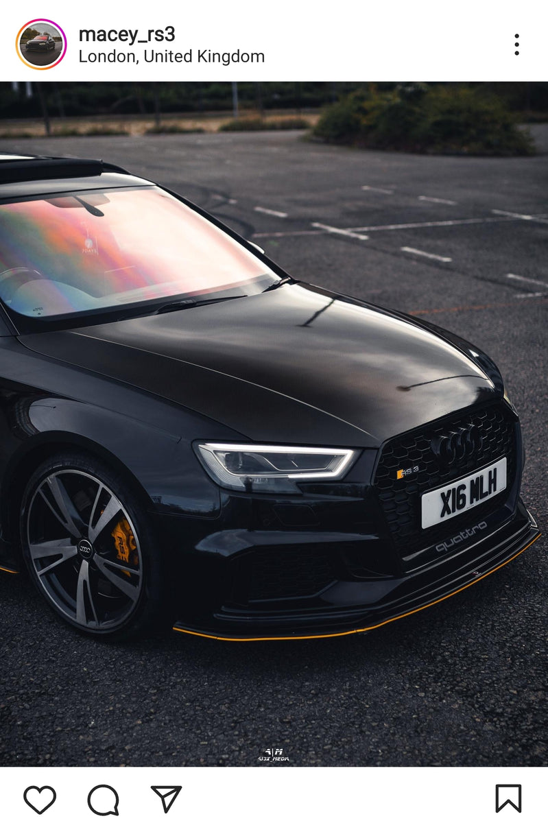 Audi RS3 with some 4D plates – Delta Plates