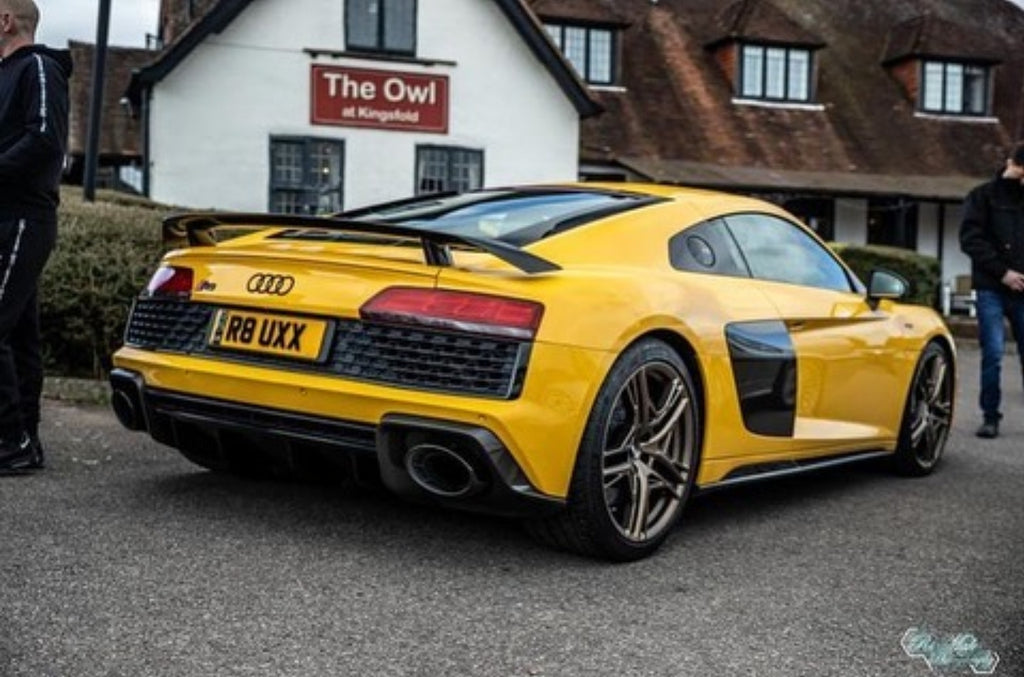 Audi R8 V10 Performance + with some 4D plates – Delta Plates