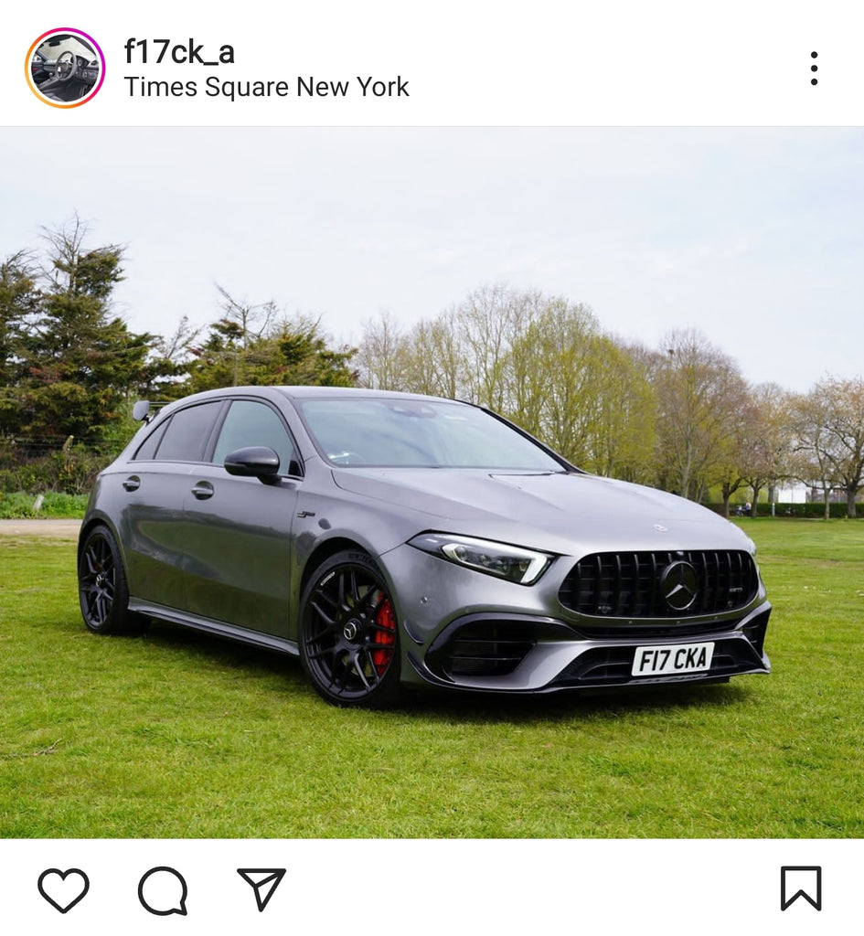 Mercedes AMG A35 with some 3D gel plates – Delta Plates