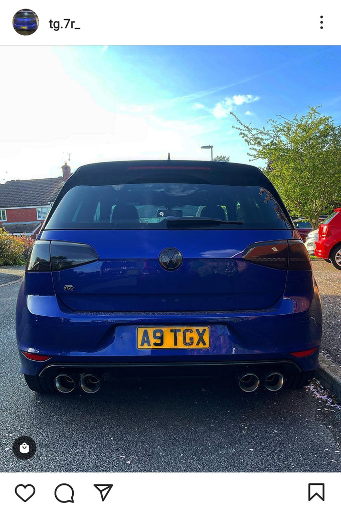 VW Golf R with some 4D plates – Delta Plates
