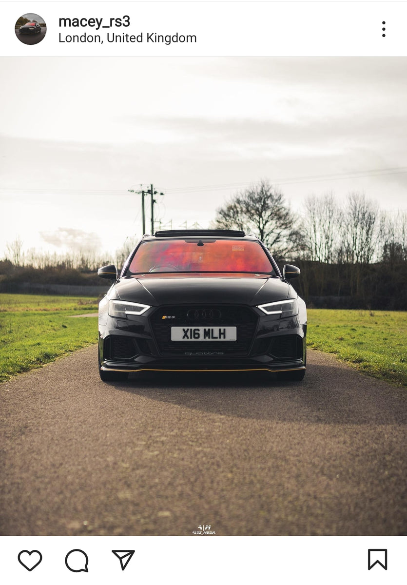 Audi RS3 with some 4D plates – Delta Plates