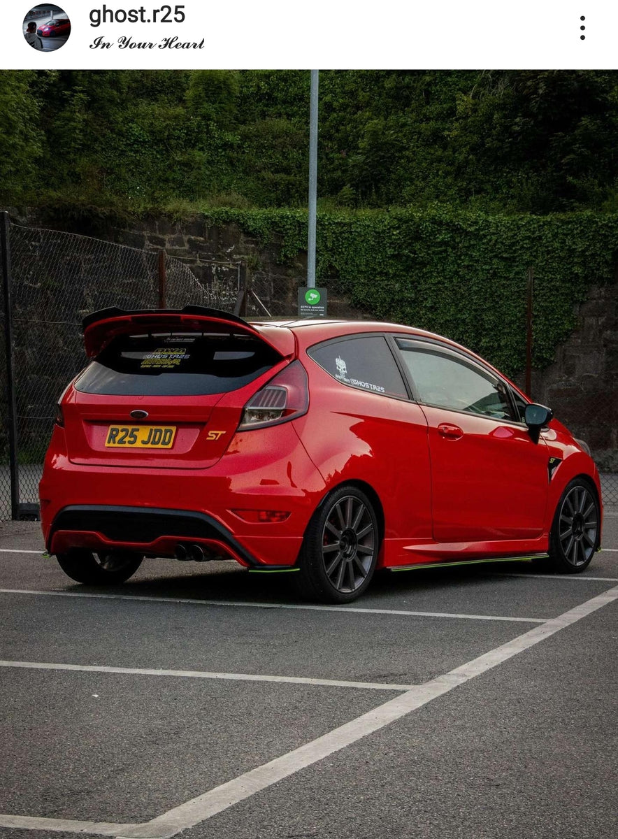 Ford Fiesta ST with some short 4D plates – Delta Plates