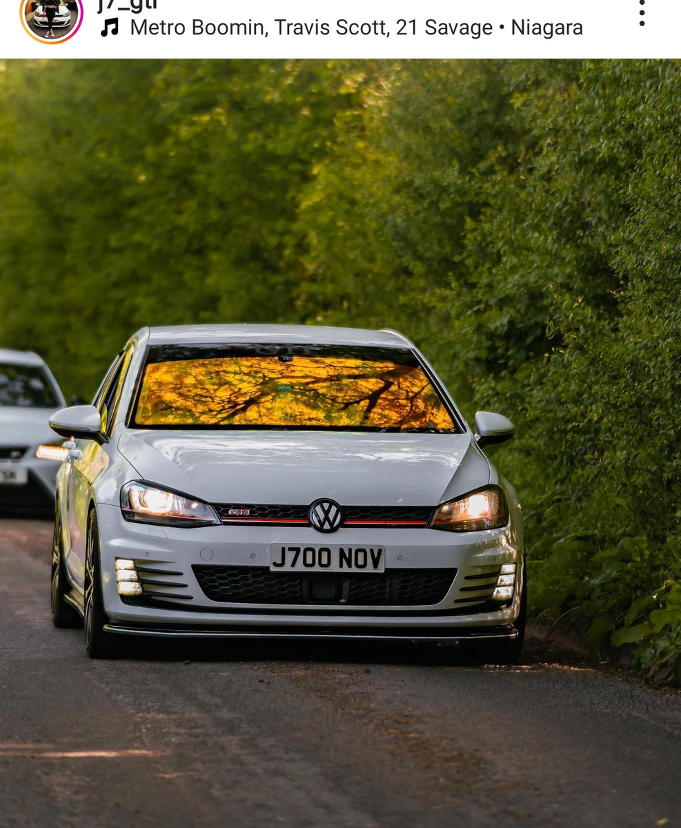 VW Golf GTI with some short 4D plates – Delta Plates