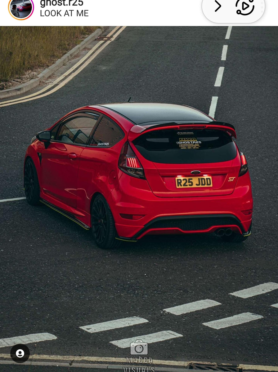 Ford Fiesta ST with some short 4D plates – Delta Plates
