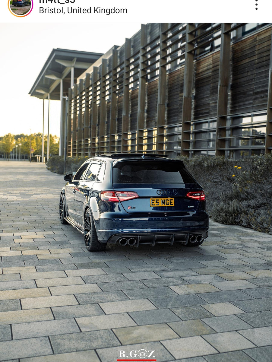 Audi S3 with some 3D gel plates – Delta Plates