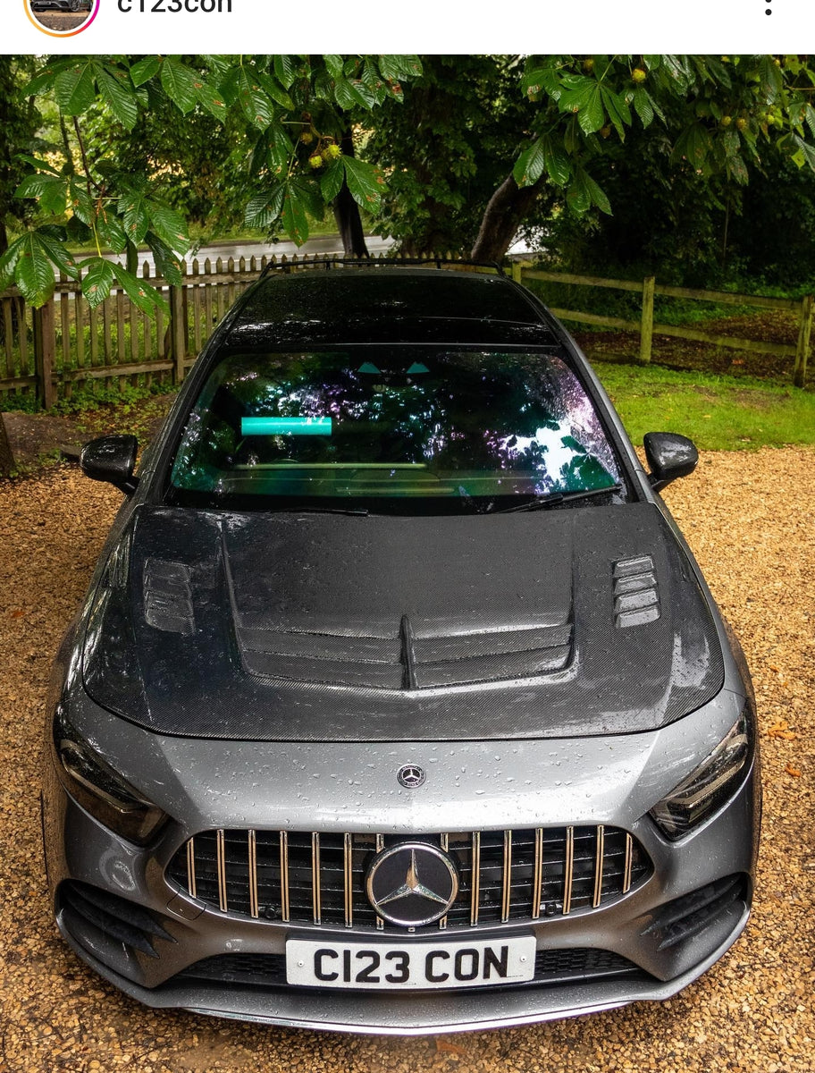Mercedes A-Class AMG with some legal 3D gel plates – Delta Plates