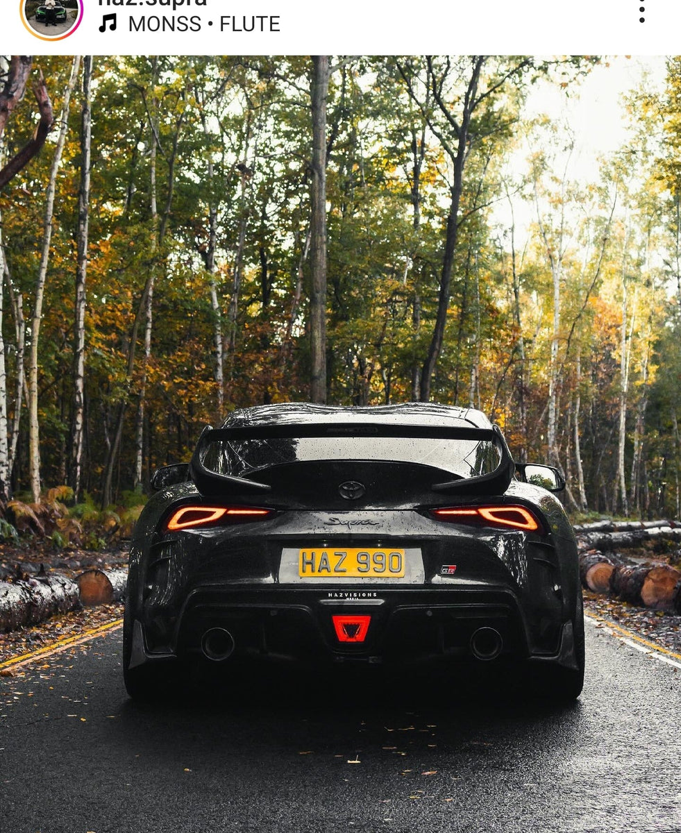 Toyota Supra GR with some short 3D gel plates – Delta Plates