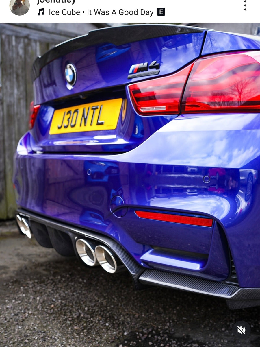 BMW M4 F82 with some 3D gel plates – Delta Plates