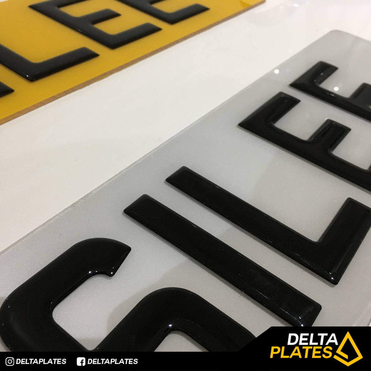 Get Some New 3D Gel Number Plates | Delta Plates