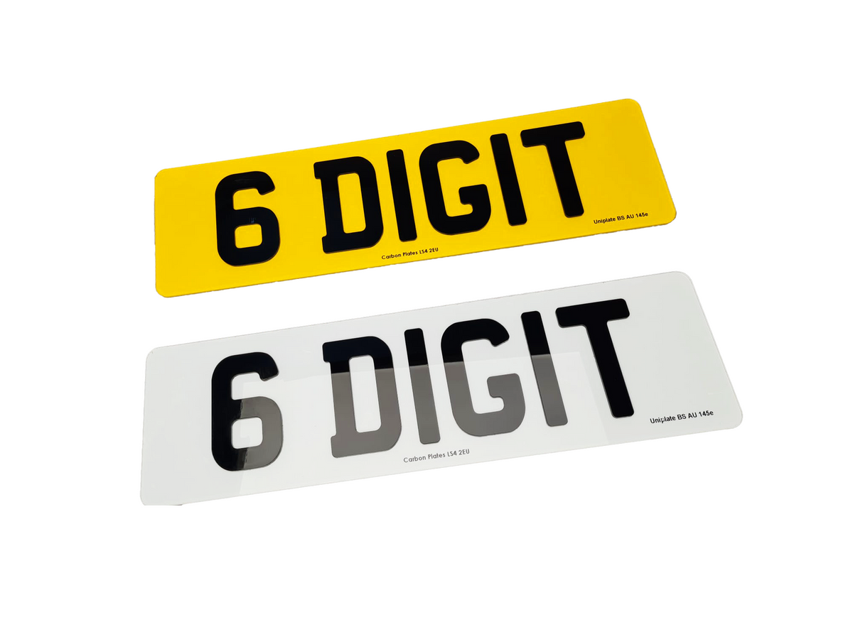 4D Number Plates - Cheapest UK Supplier - High Quality Acrylic - Free ...