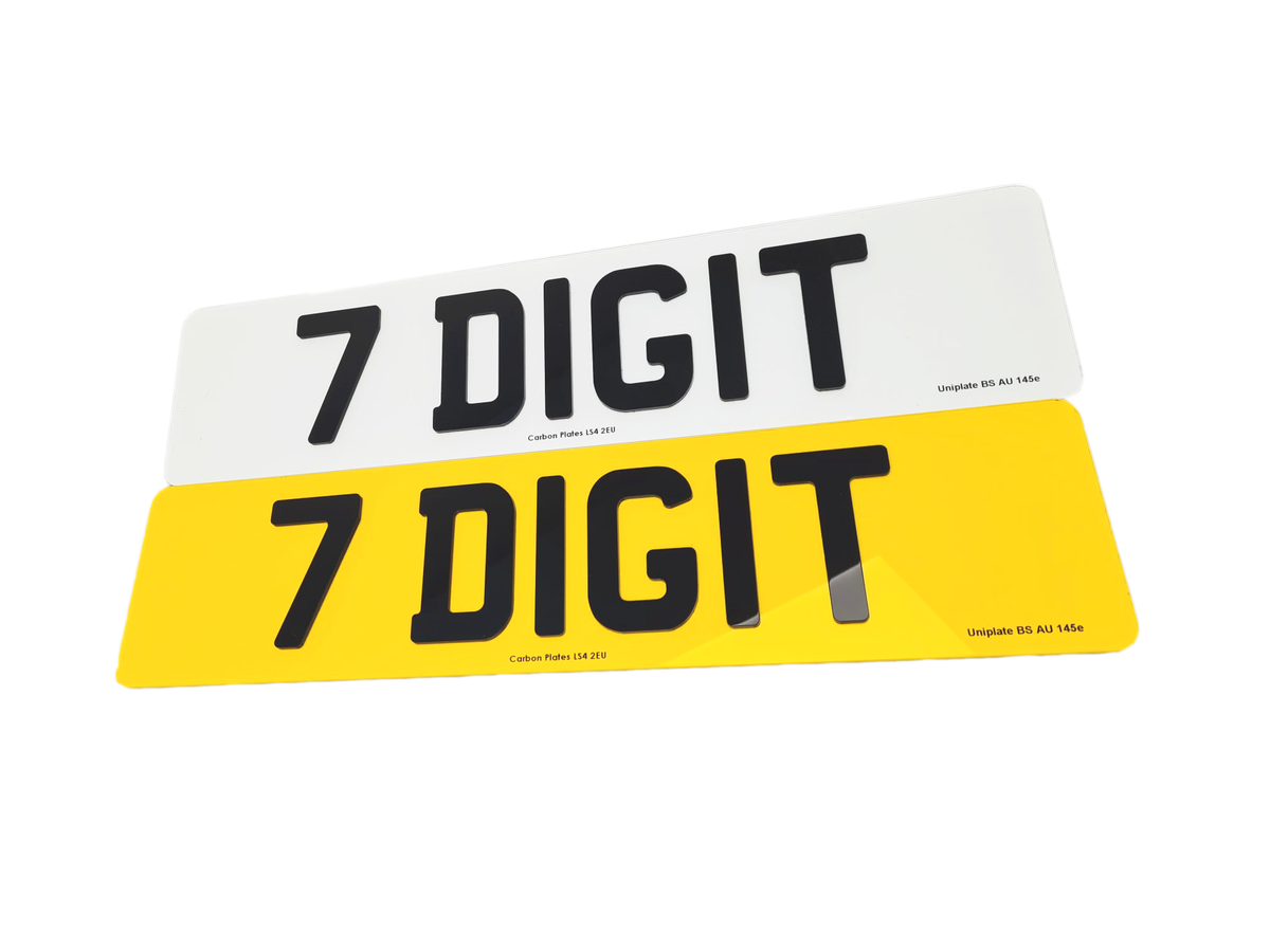 4D Number Plates - Cheapest UK Supplier - High Quality Acrylic - Free ...