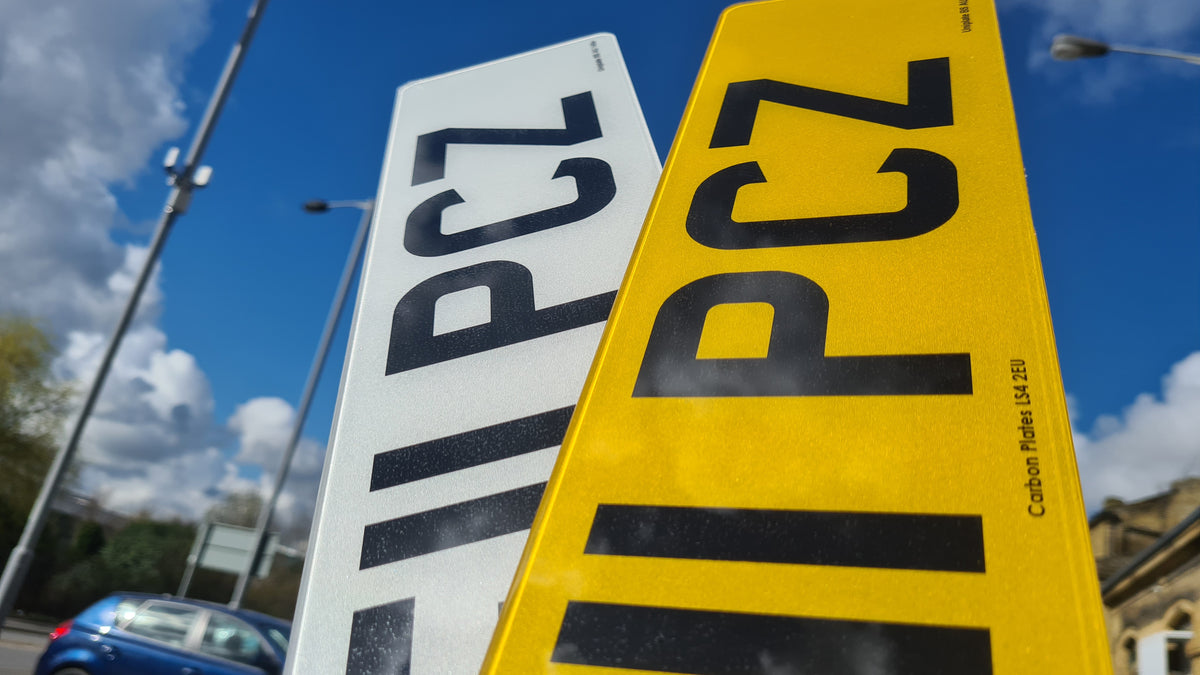 2D Printed Number Plates - Cheapest UK Supplier - High Quality Acrylic ...