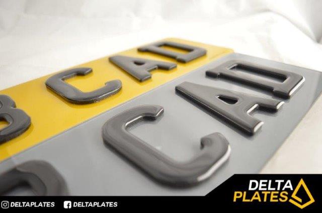 4D Gel Number Plates - Black or Carbon - UK Supplier - Free Delivery ...