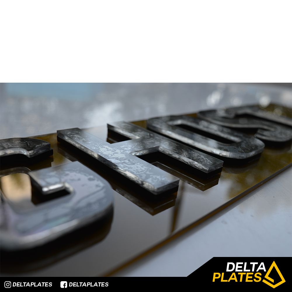 4D GHOST Number Plates - CUSTOM 3D and 4D Plates | Delta Plates